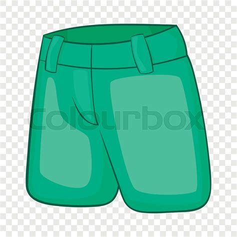Mens Classic Shorts Icon Cartoon Style Stock Vector Colourbox