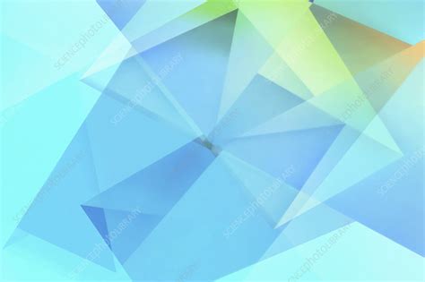 Abstract Pattern Of Translucent Shapes Illustration Stock Image C039 8434 Science Photo