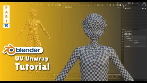 Blender Anime Character Modeling Part 10 Uv Unwrap Shionmgr