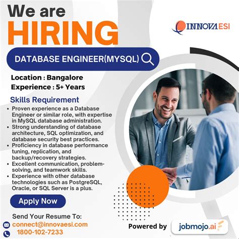 Innova Esi On Linkedin Databaseengineer Innovaesi Hiring