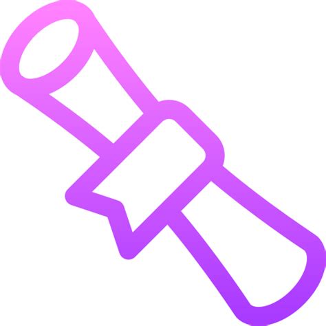 Scroll Basic Gradient Lineal Color Icon