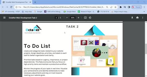Garapati Devisree On Linkedin Octanetinternship Octanet