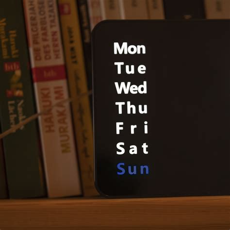 Opis Clock 1 Xxl 162 White And Blue Digital Wall Clock Extra