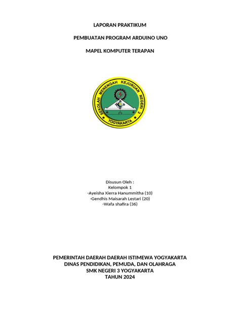 laporan arduino uno saklar pdf