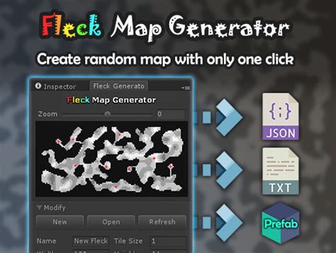 Fleck Map Generator Random Level Creater Level Design Unity Asset Store
