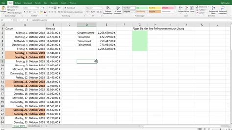 weekday identification in excel through conditional formatting
