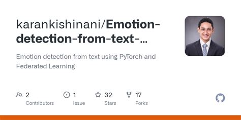 github karankishinani emotion detection from text using pytorch and