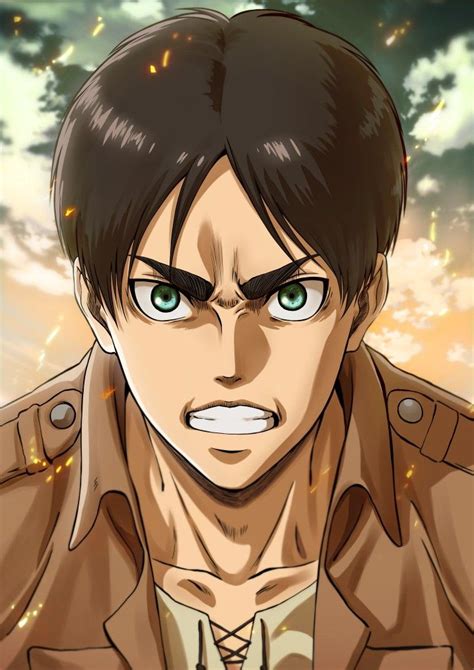 Épinglé Par Rina Sur Eren Yeager Attaque Des Titans Personnages D