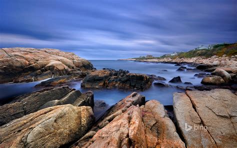 Tidal Rocks Bing Wallpaper