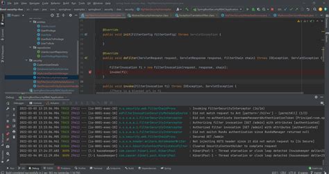 Java Why Does Spring Security Ignore Request Interception Stack