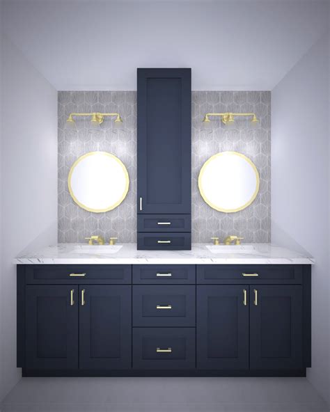 Bathroom Vanities With Center Tower