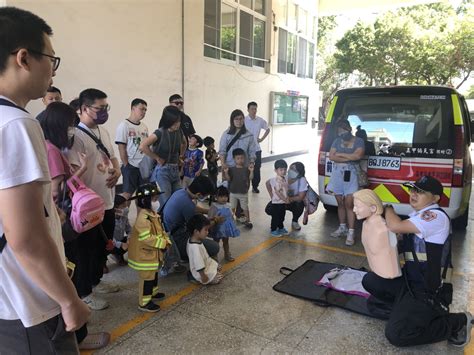 動態與靜態互動教學 前鎮消防隊舉辦親子消防體驗活動