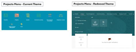 Oracle Redwood Ui Update Division Of Finance And Administration