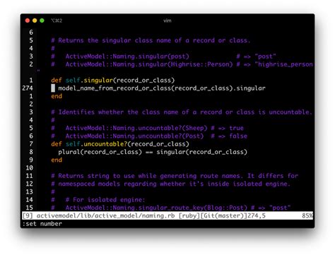 Relative Line Numbering VimTricks