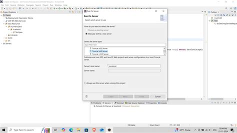 Eclipse Im Facing An Issue While Running My Dynamic Web Project On