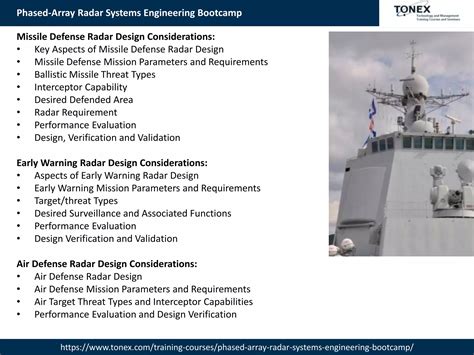 Phased Array Radar Systems Engineering Bootcamp Tonex Ppt