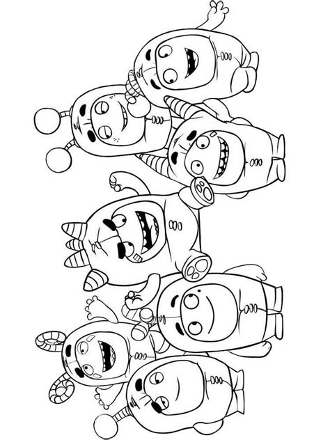 Oddbods Coloring Pages