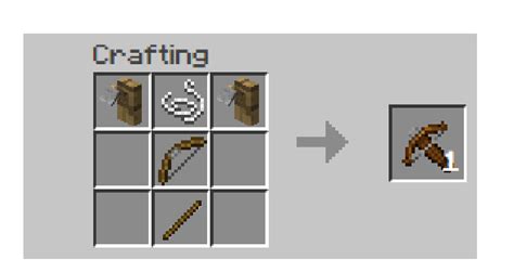 Minecraft Bow Recipe