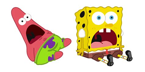 Spongebob Surprised Patrick Cursor Custom Cursor