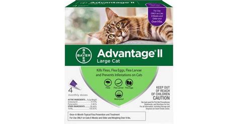 Bayer Advantage Ii Flea Control For Large Cats • Price