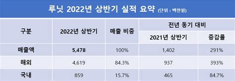 루닛 상반기 매출액 54억원 기록전년비 4배 증가 와우테일