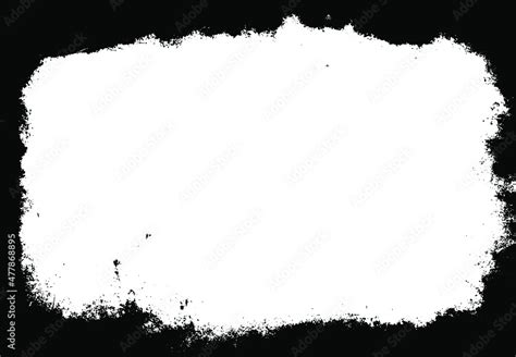 Grunge Border Vector Texture Background Abstract Frame Overlay Dirty