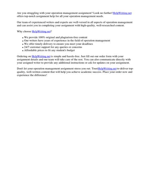 Operation Management Assignment Help Pdf Retail Demand