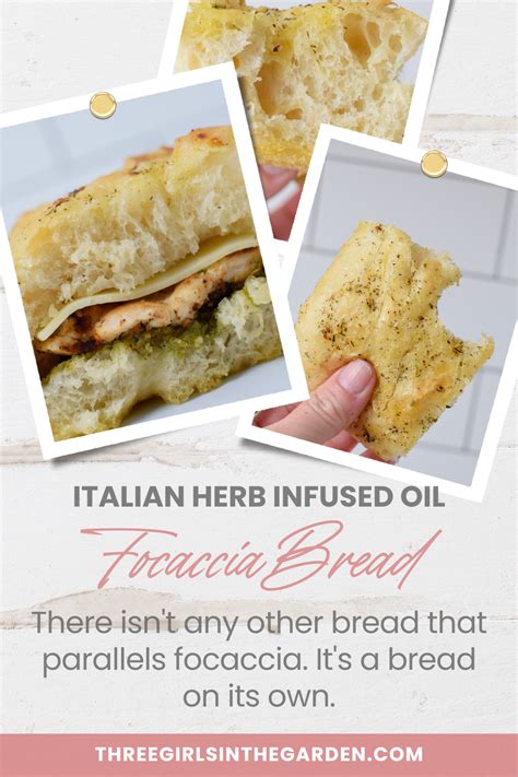 Basic Focaccia Bread Recipe Three Girls In The Garden
