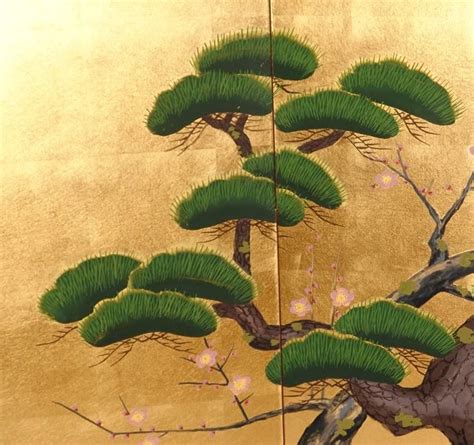 Japanese Screen Japanese Folding Screen Gold Screen Byobu Japanese Screen Japanese