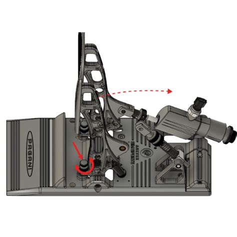 Adjusting The Throttle Pedal Angle Pagani Pedals Asetek Simsports