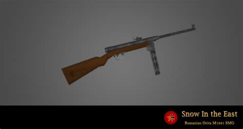 Romanian Orita M1941 Sub Machine Gun Image Snow In The East Mod For Mount And Blade Warband Moddb