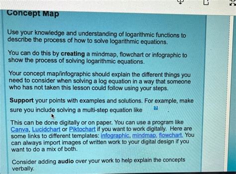 Solved Use Your Knowledge And Understanding Of Logarithmic