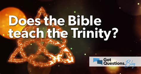 Does The Bible Teach The Trinity