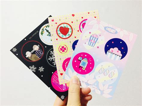 10 굿즈 제작스티커 네이버 블로그