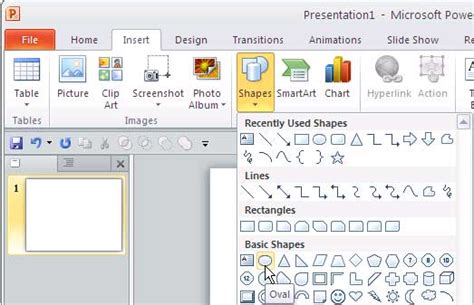 Drawing A Perfect Circle In PowerPoint For Windows