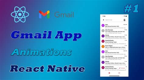 Gmail App Animations With React Native Animatedapi Youtube