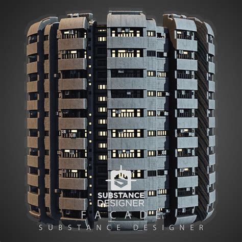 Facade Material Material Textures Building Facade Pbr Study Artwork Design Studio Work