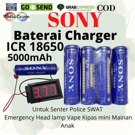Jual Baterai Cas Biru Baterai Charger Isi Ulang V Mah Rechargeable Shopee Indonesia