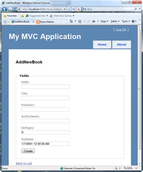 Bytes Matters Data Annotations Validation In Aspnet Mvc Application