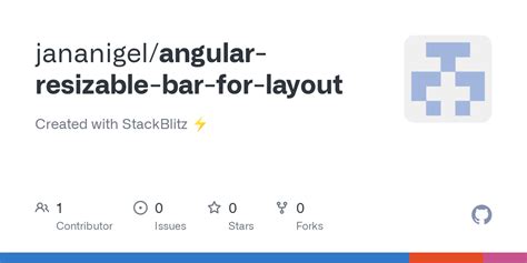GitHub Jananigel Angular Resizable Bar For Layout Created With