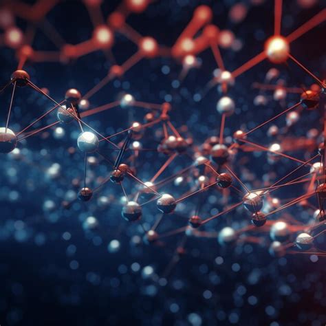 Premium Photo Photo Glowing Molecular Structure In Futuristic Galaxy Backdrop