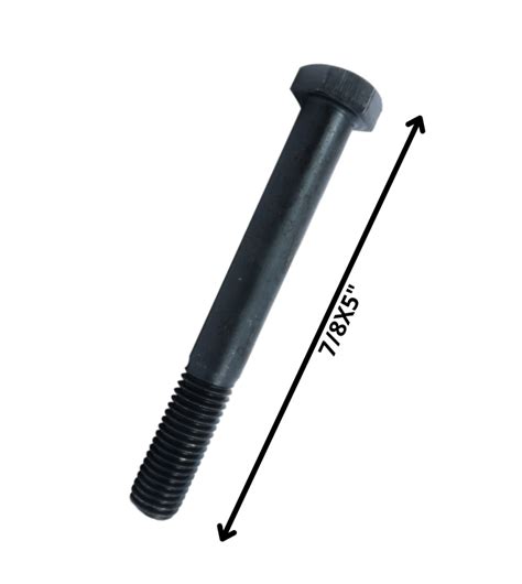 Perno Hexagonal Grado 2 Hilo Cte 78 X 5 Negro Socodimacl