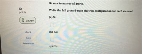 solved write a possible full set of quantum numbers for the