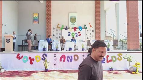 Meet The Author Mr Ashok Pandey Literati 2023 Literature Fest Dikshant International School