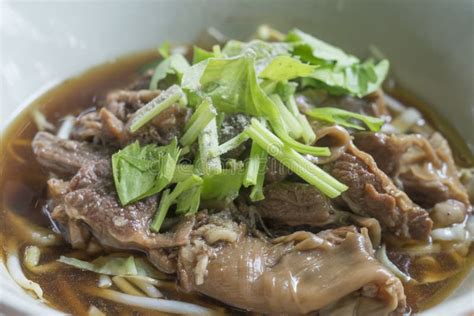 Closed Up Of Braised Pork Soup In Thai Style Stock Image Image Of