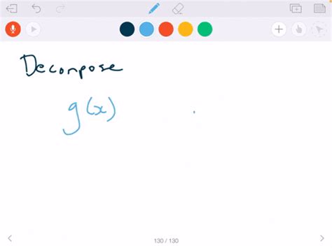 SOLVED Fill In The Blanks To Decompose A Composite Function Look For An Function And An Function