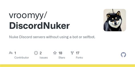 Github Vroomyy Discordnuker Nuke Discord Servers Without Using A Or Selfbot
