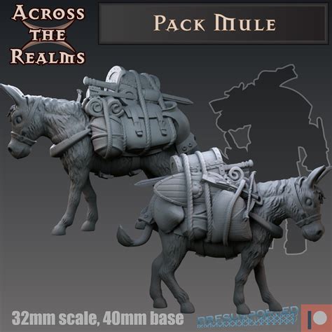 Pack Mule 3d Model By Acrosstherealms On Thangs
