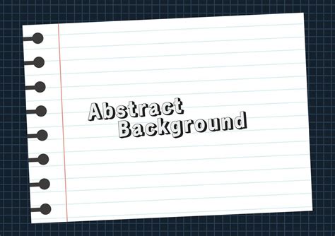 Cute Notebook Background Design Vector Vector Art At Vecteezy