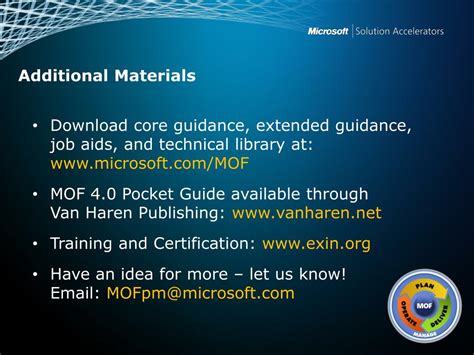 Ppt Microsoft Operations Framework Mof 4 0 Powerpoint Presentation Id 1648163